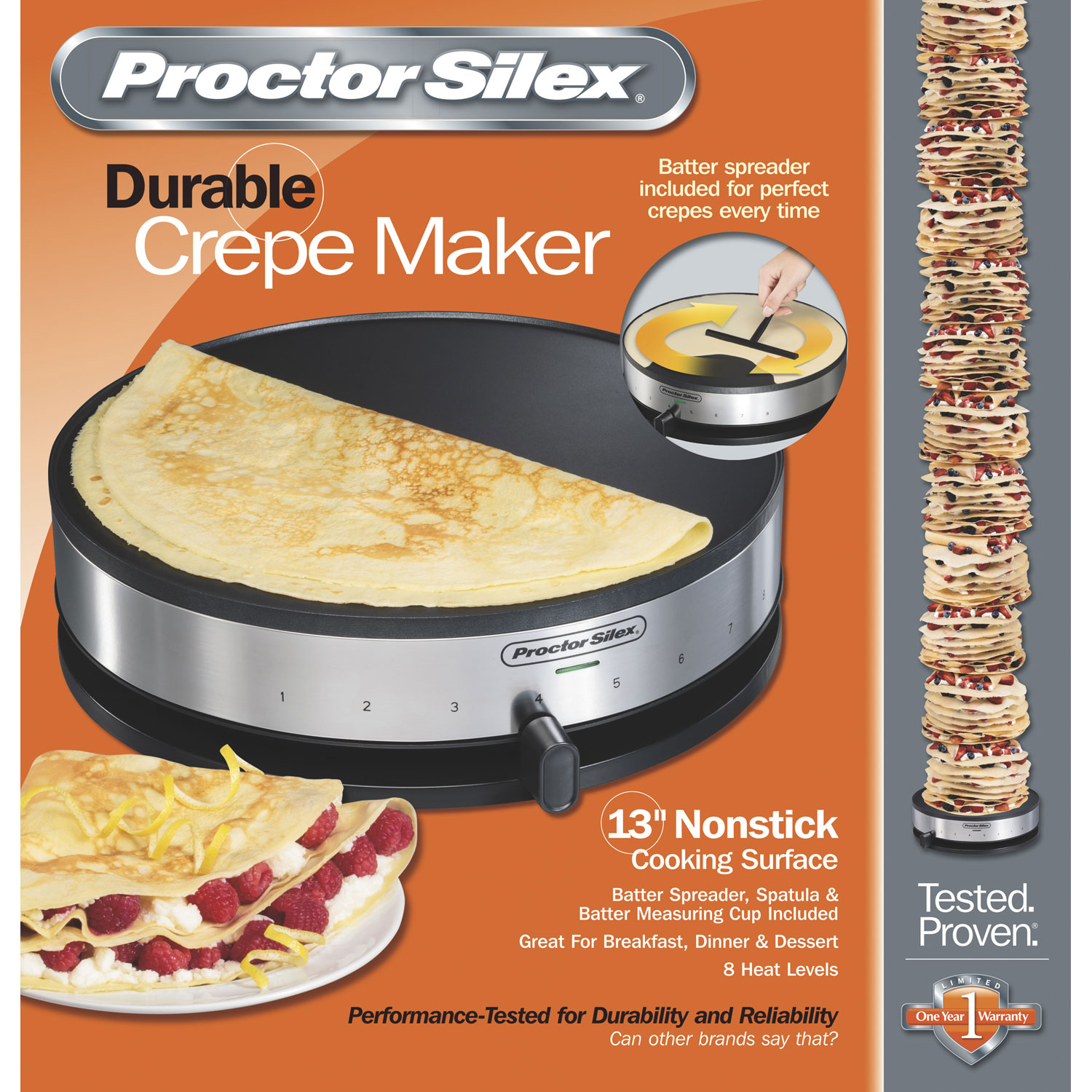 13" Crepe Maker - Model 38400 - ProctorSilex.com